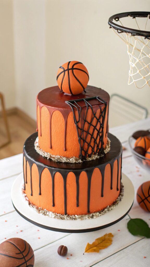 14 Basketball Cake Designs That Stand Out at Any Party - Cooking With Betty