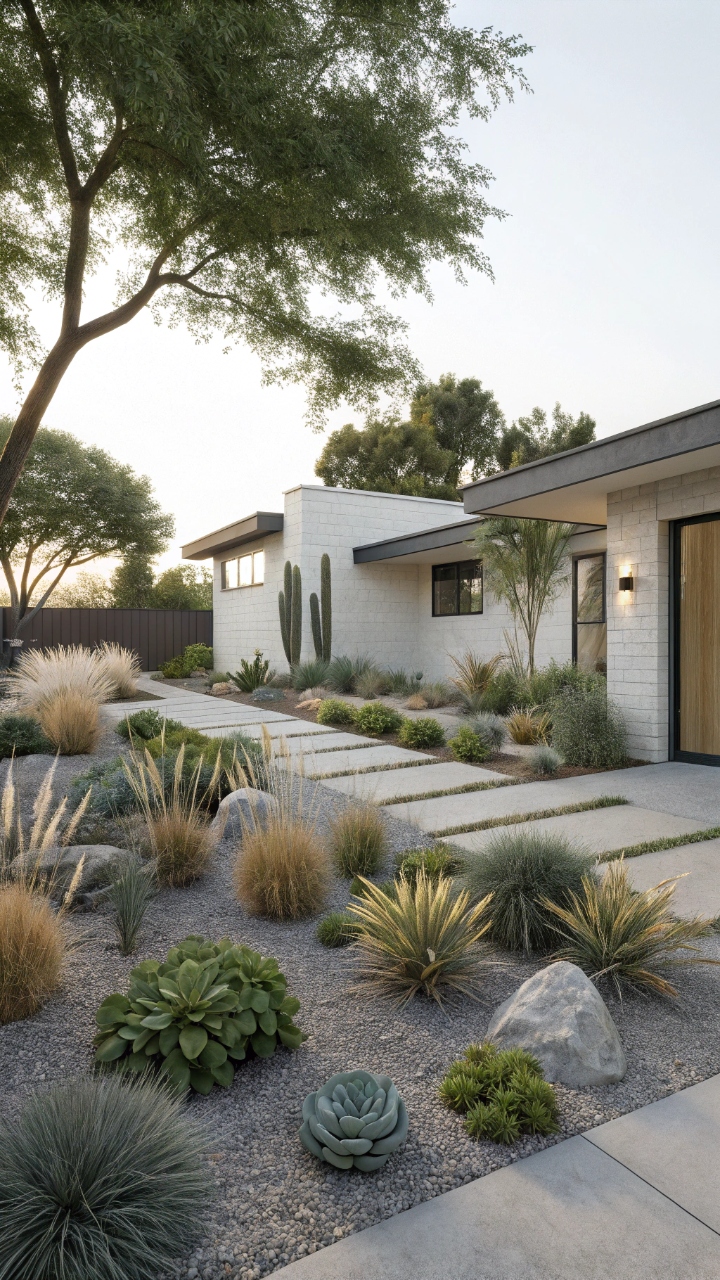 14 Easy Minimalist Landscaping Ideas for Front Yard Spaces - Cooking ...