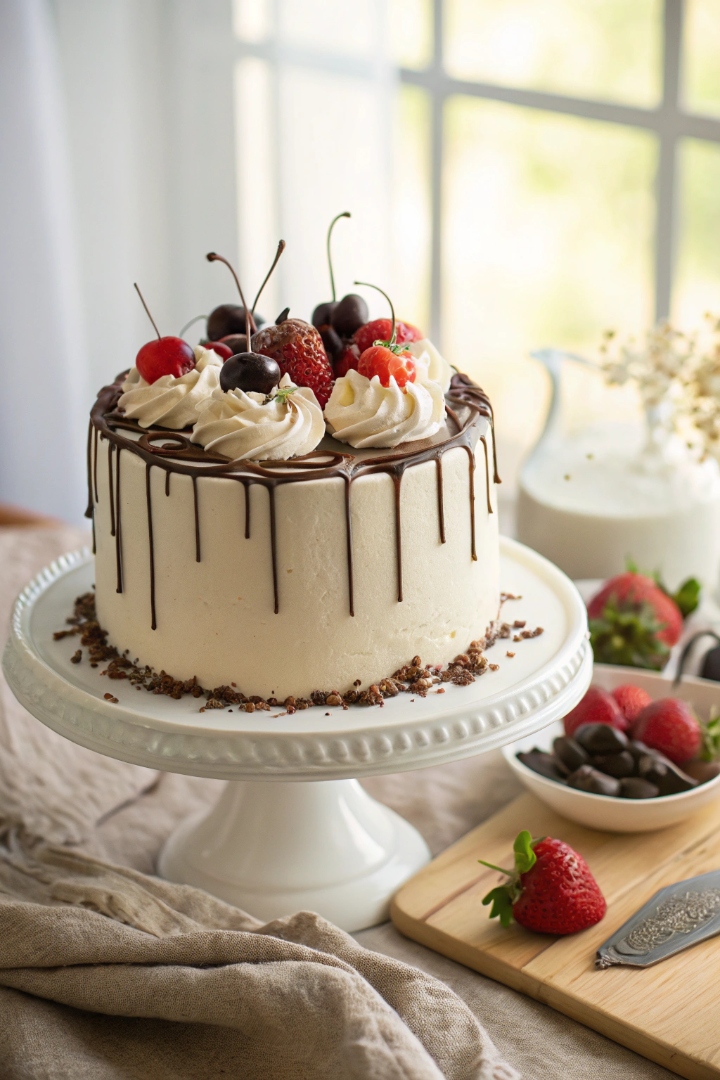 15 Simple Fresh Cream Cake Designs That Feel Light And Beautiful ...