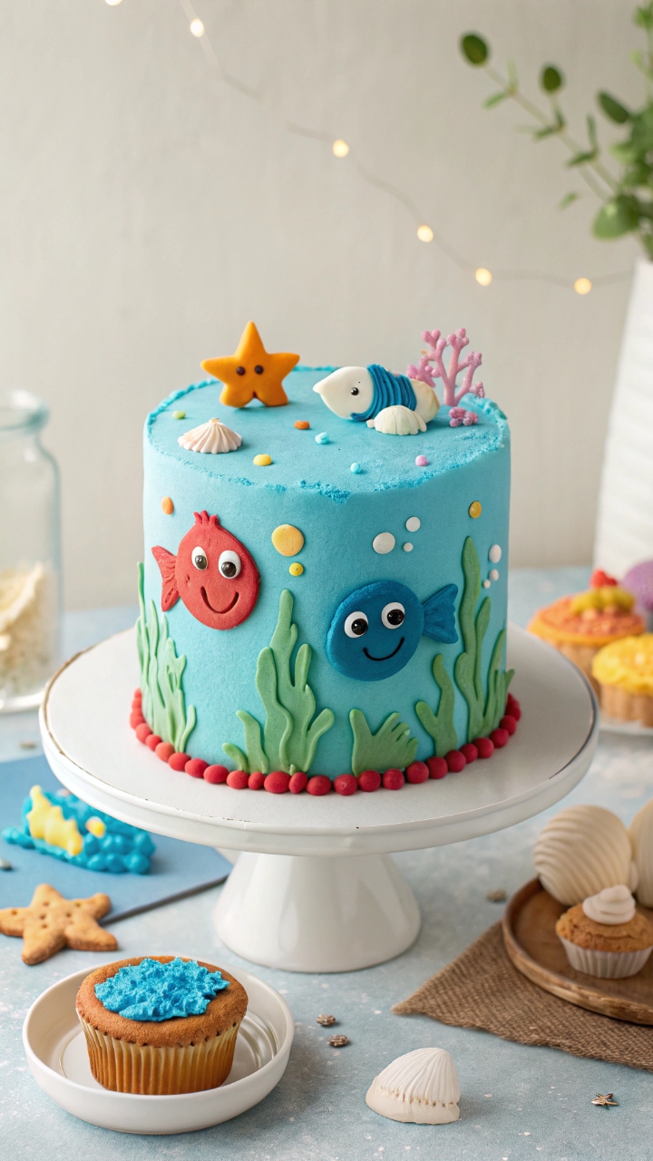 14 Ocean Theme Cake Designs You’ll Want To Copy - Cooking With Betty
