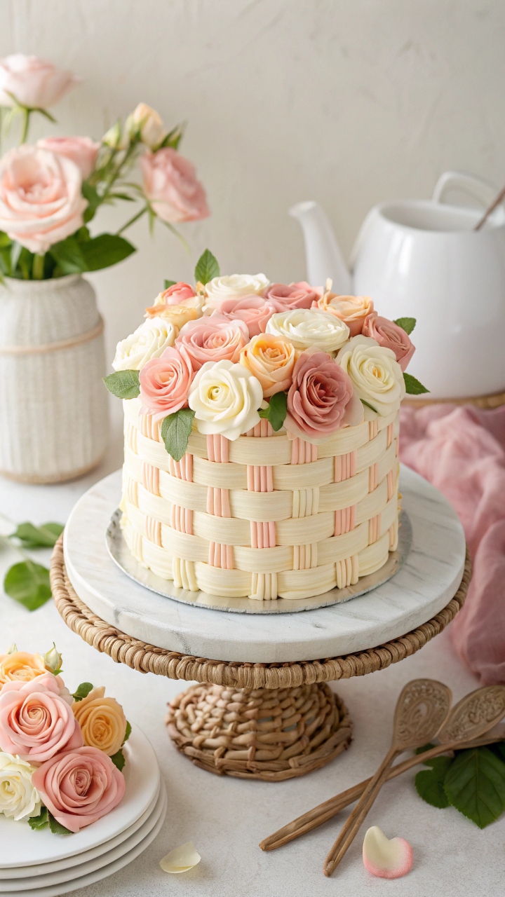 15 Floral Cake Designs for Grandma Using Buttercream Roses - Cooking ...