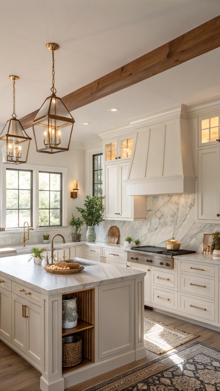 16 Cozy Kitchen Ideas with Classic Nancy Meyers Style - Cooking With Betty