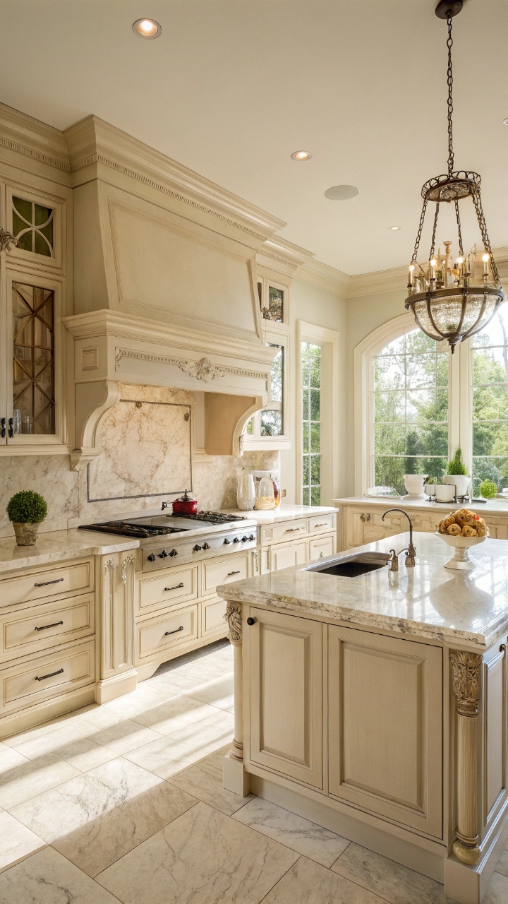 13 Kitchen Ideas with Antique Cream Cabinets That Feel Timeless ...