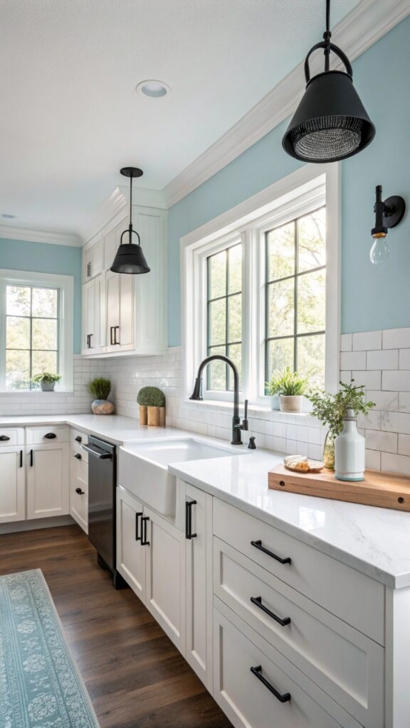 15 Soft Blue Kitchen Ideas That Feel Fresh and Timeless - Cooking With ...