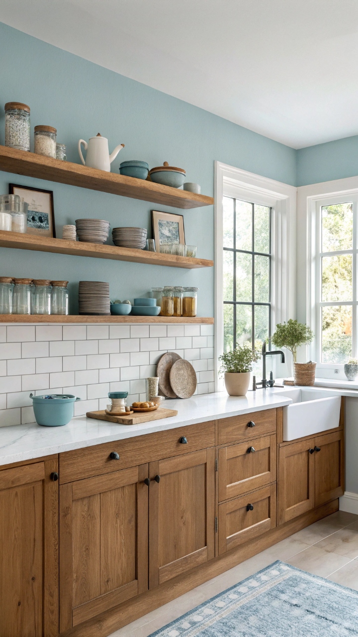 15 Soft Blue Kitchen Ideas That Feel Fresh and Timeless - Cooking With ...